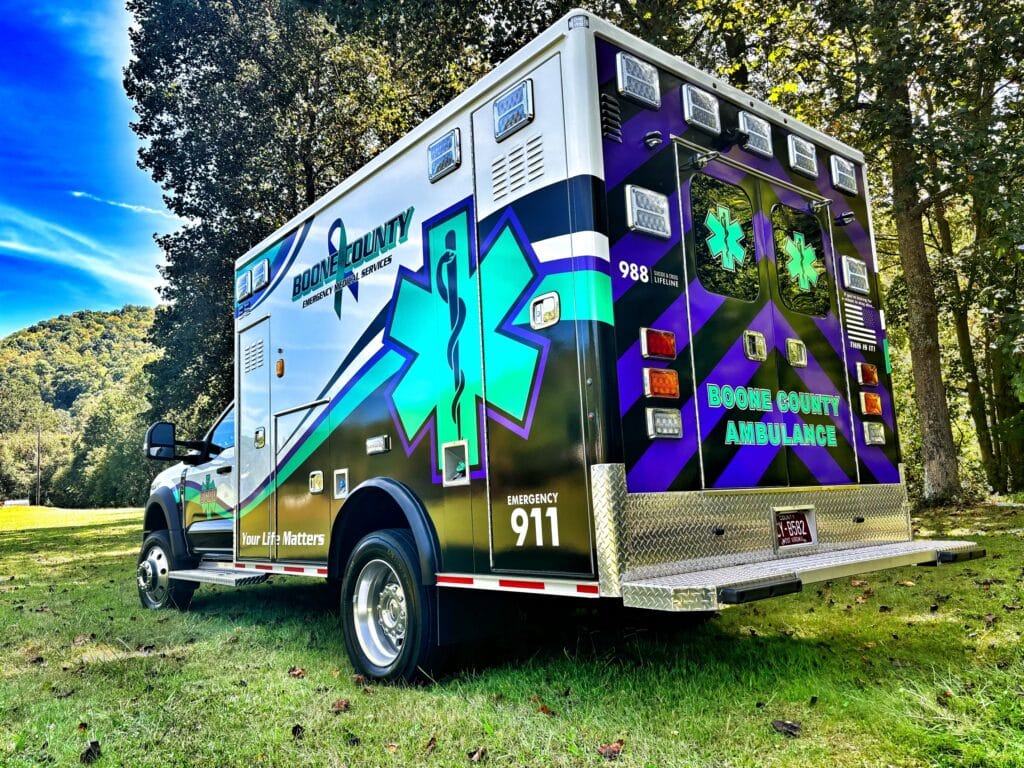 ** Delivery Photos ** 2024 F550, AEV Remount - Elite Ambulance Sales